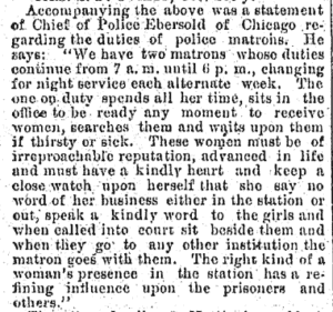 Cleveland's Police Matrons - Cleveland Police Museum